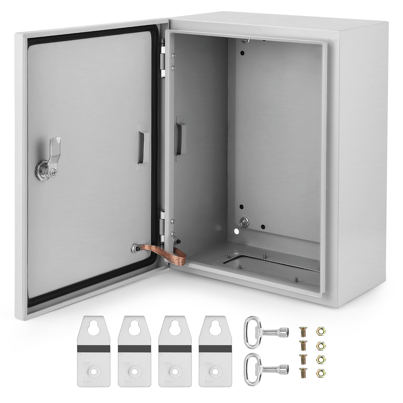 Garvee Caja Eléctrica Exterior de Acero NEMA 4X IP66 Impermeable Antip